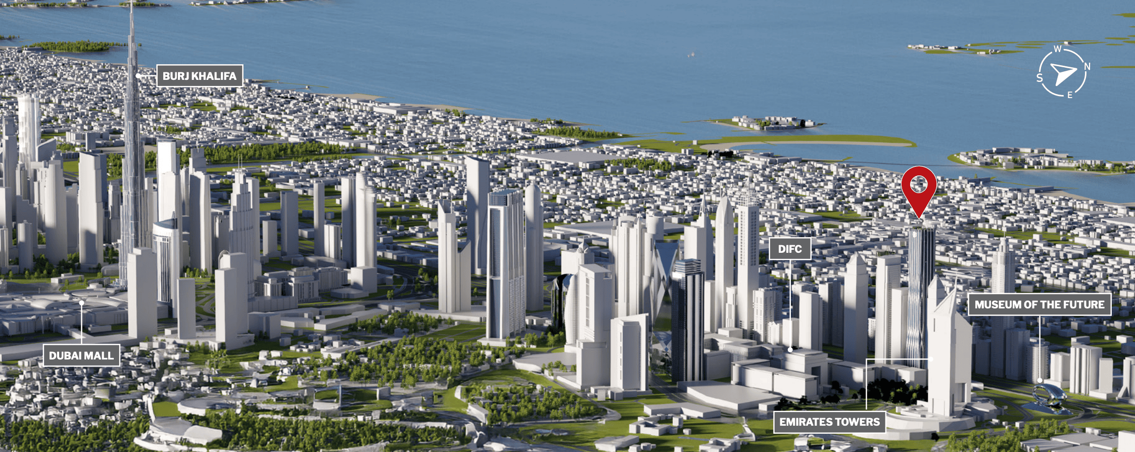 השקעה בפרויקט AHS Luxury Office Tower בדובאי | Mayors